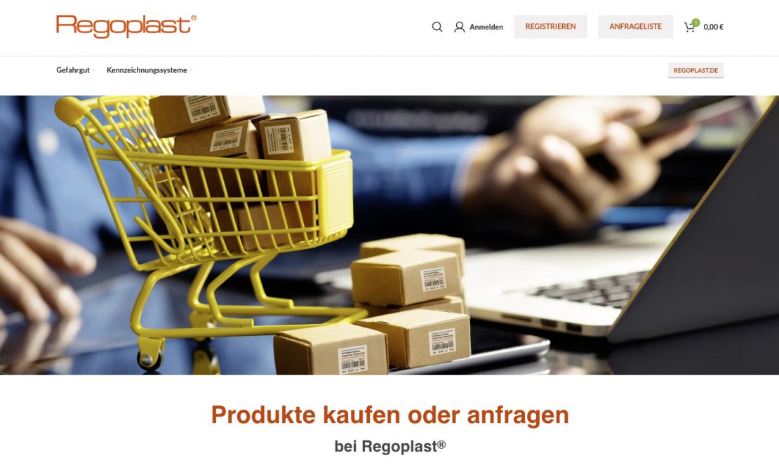 Our shop is online! - Regoplast® GmbH