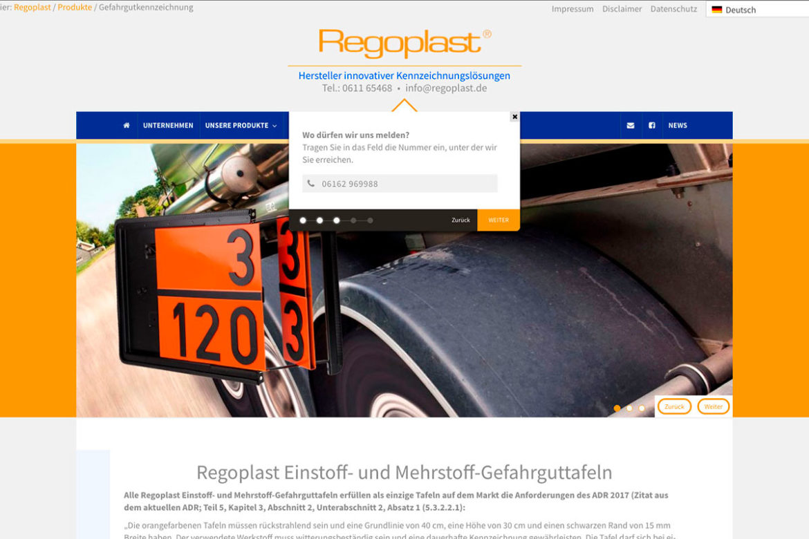 Chatten Sie doch einfach mit uns - Regoplast® GmbH
